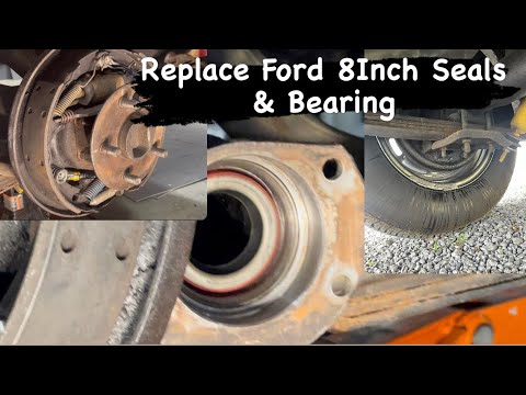 How To Change A Rear Wheel Seal And Wheel Bearing On Ford 8 Inch Rear