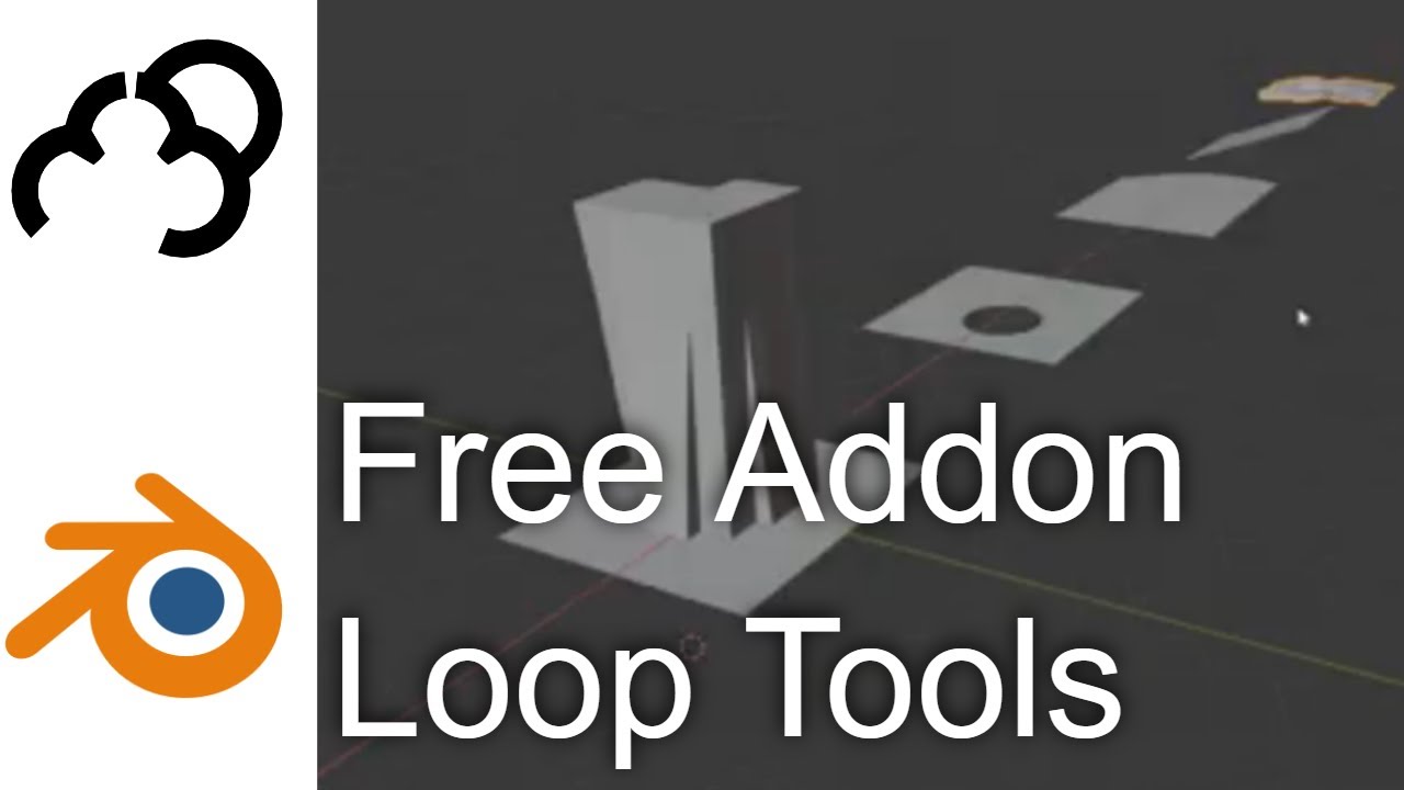 Free Blender Addon Loop Tools Youtube
