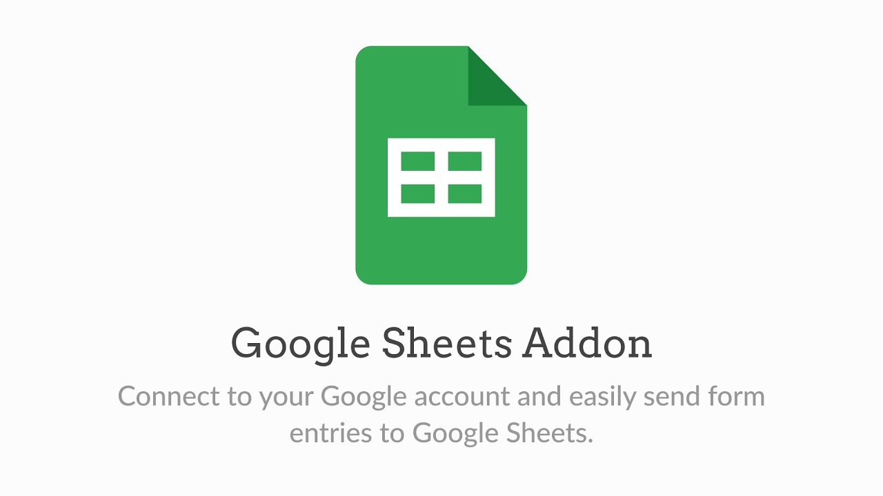 Google Sheets Addon For Wpforms
