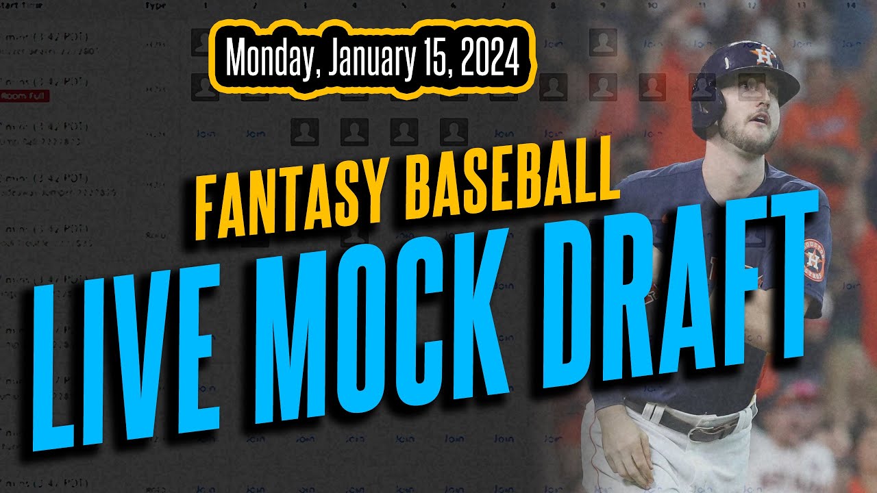 Mock Draft Fantasy Baseball 12 Team Head To Head Yahoo Standard