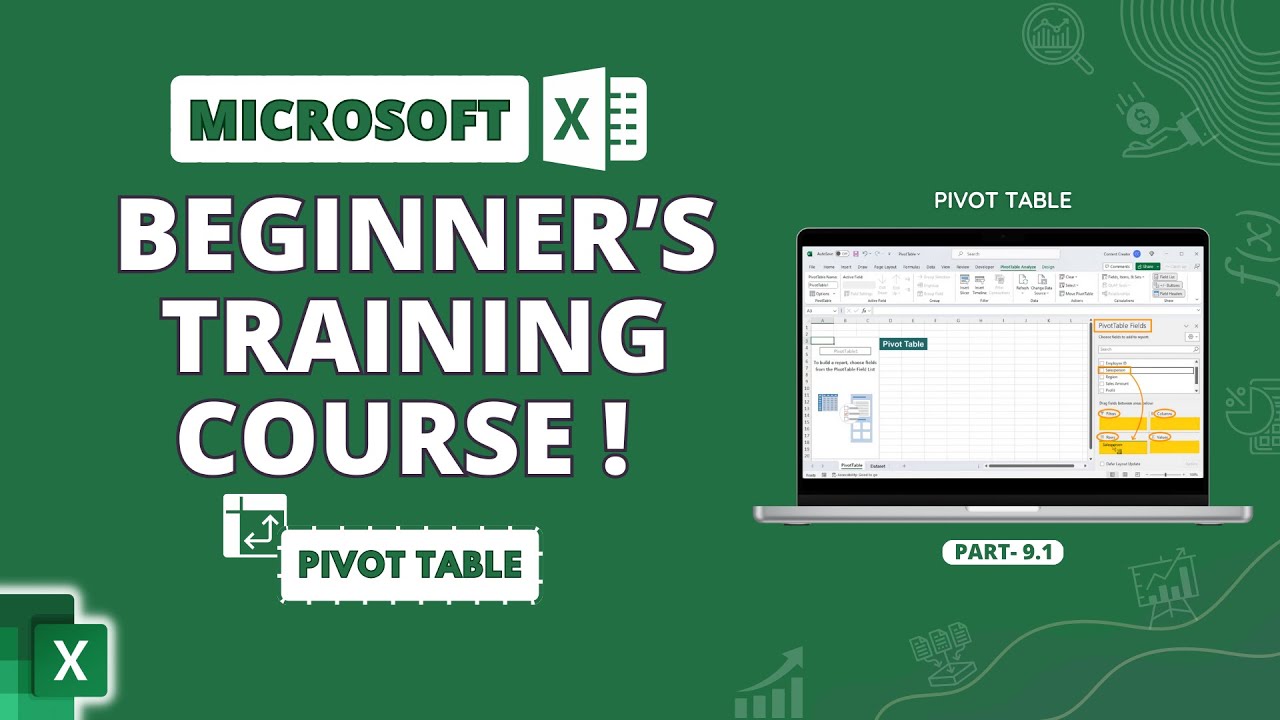 Microsoft Excel Pivot Table Part 1 Youtube