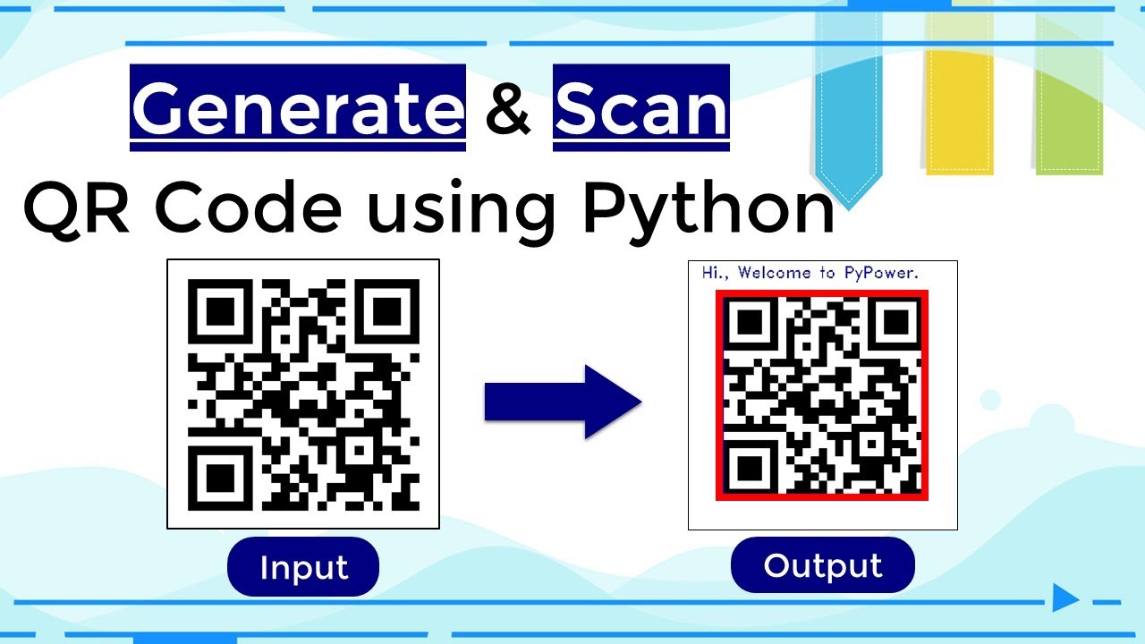 Generate Scan Qr Code Using Python Pypower Projects Youtube