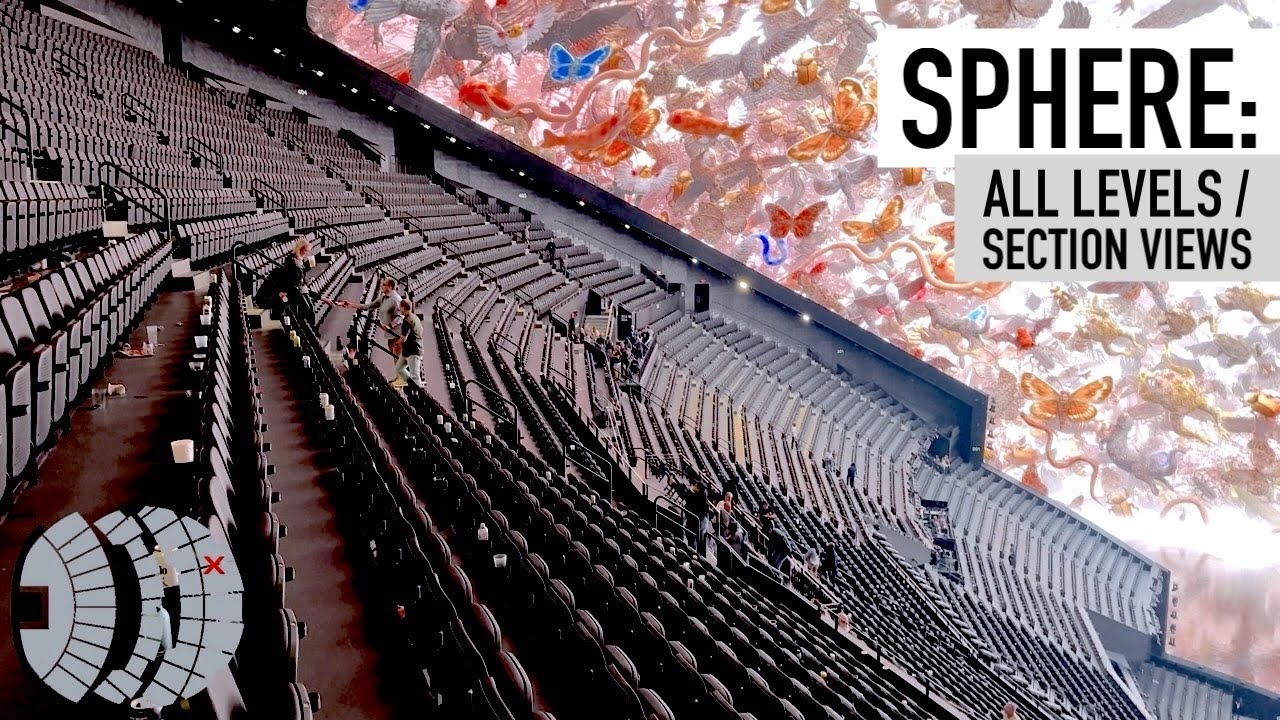 Sphere Vegas View From All Sections Best Seats Youtube