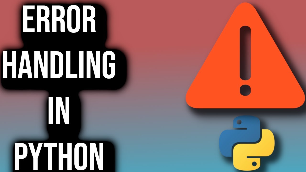 How To Troubleshoot Errors In Python Youtube