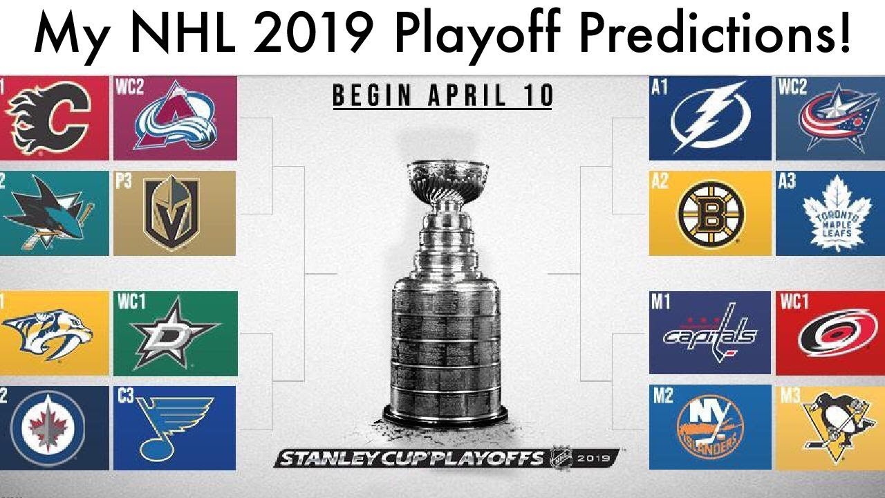 My Nhl 2019 Stanley Cup Playoff Predictions Hockey Playoff Bracket