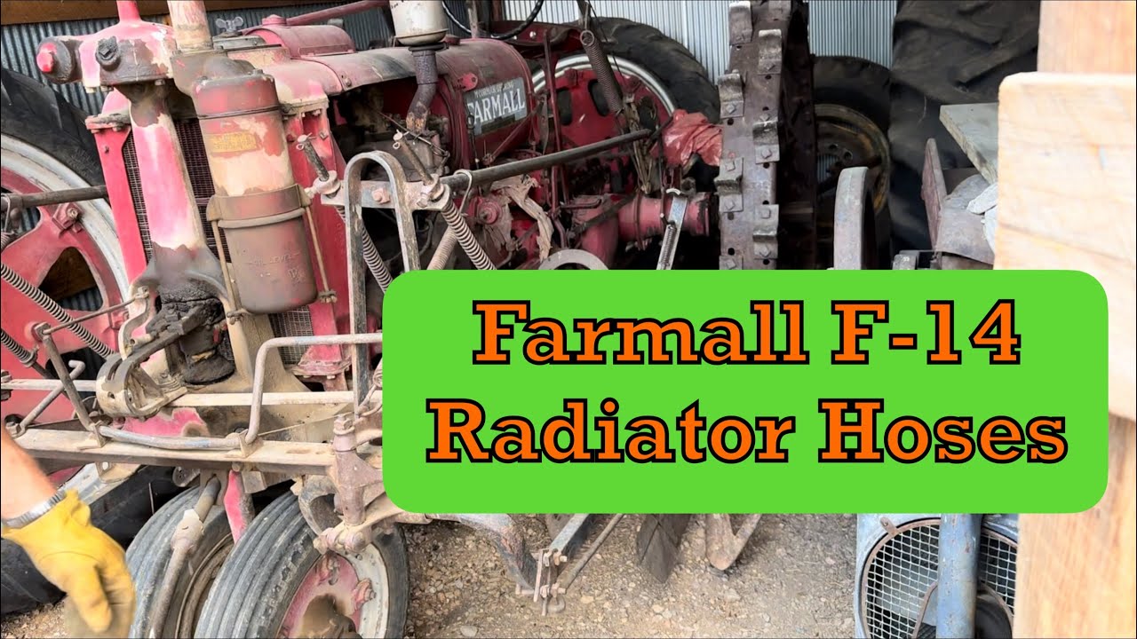 How To Change Radiator Hoses On A Farmall F 14 Youtube