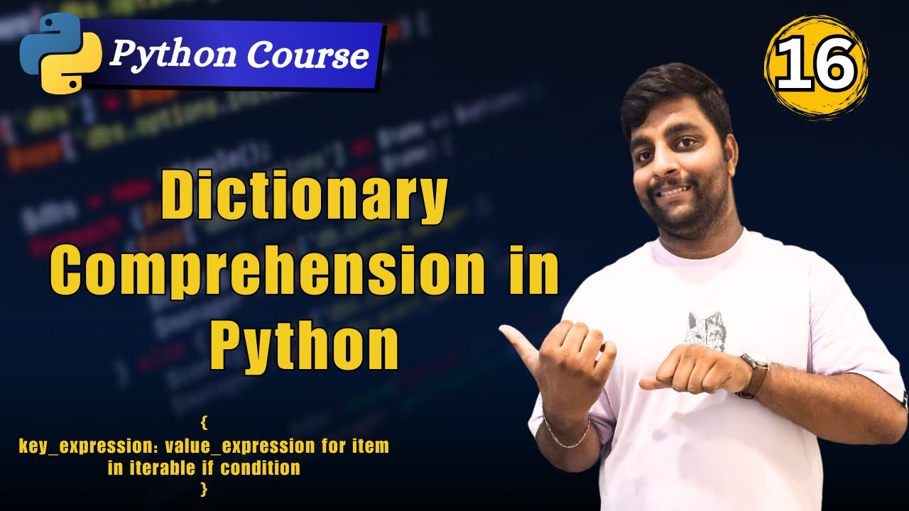 Dictionary Comprehension In Python Comprehensions In Python Python