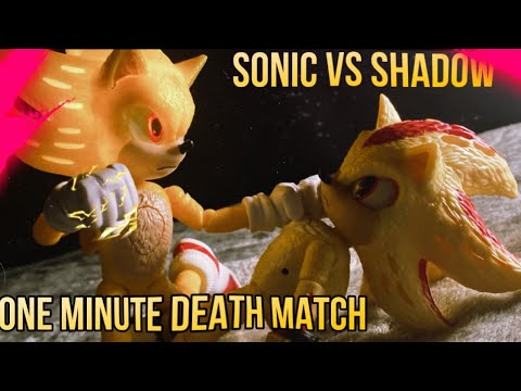 Super Shadow Vs Super Sonic Stop Motion Battle One Minute Death Match