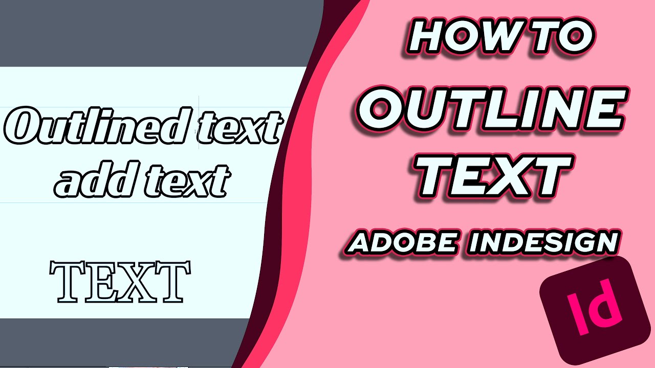 How To Outline Text In Indesign Infoupdate Org