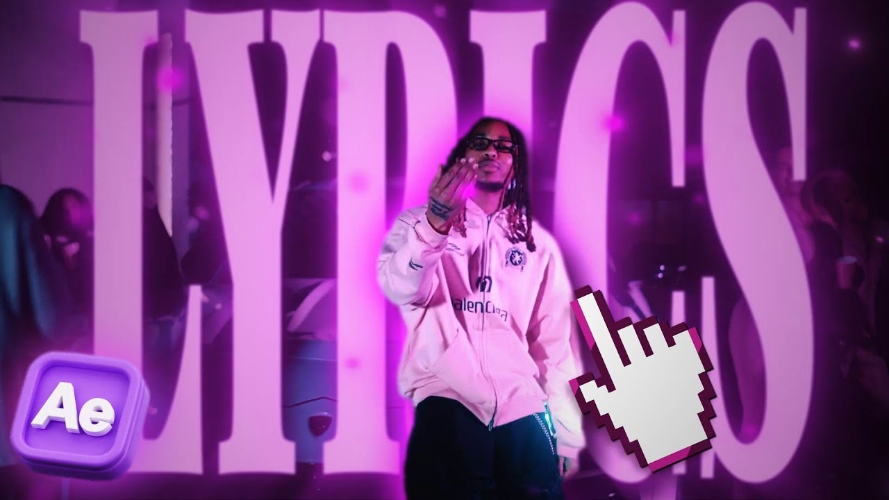 How To Animate Lyrics For Music Videos After Effects Youtube