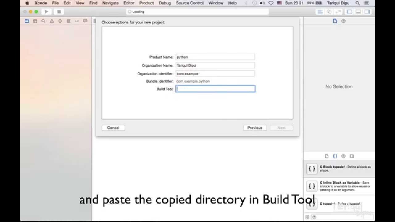 Python With Xcode Youtube