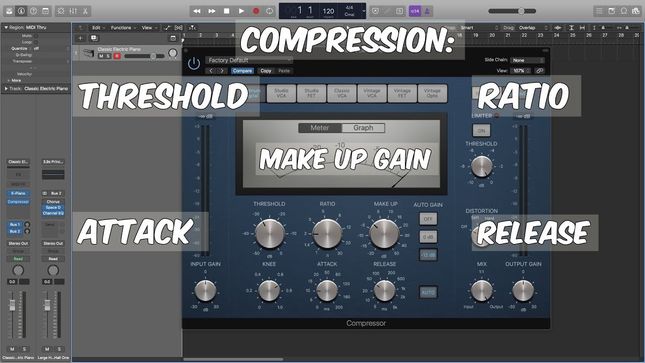 Logic Pro X How To Use Compression Youtube