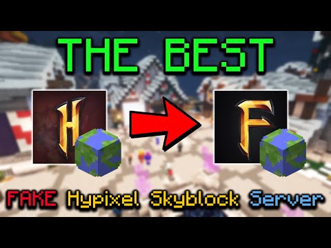 The Best Fake Hypixel Skyblock Server Youtube