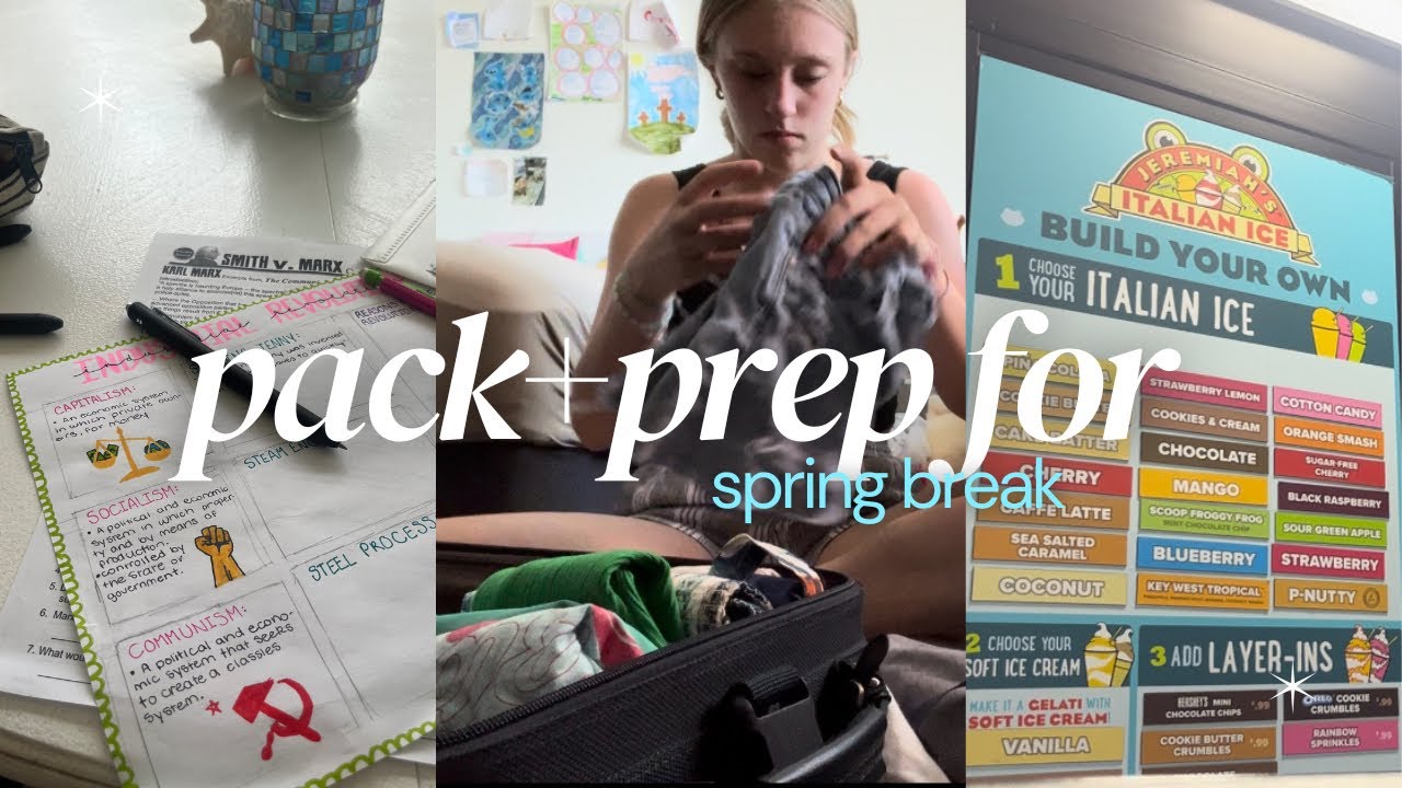 Pack Prep For Spring Break Youtube
