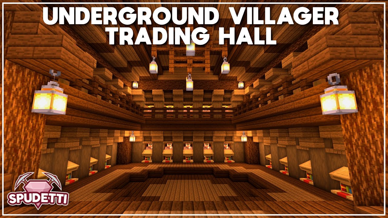 Villager Trading Hall Tutorials Villager Trading Hall Minecraft