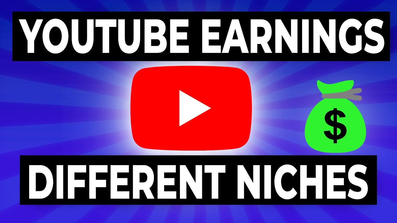 How Much Youtube Pays In Different Niches Real Example Youtube