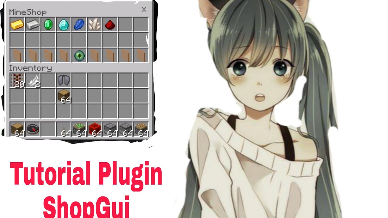 Tutorial Plugin Shopgui Pocketmine V1 16 Youtube