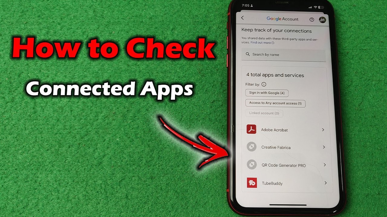 How To Check Apps Connected With Google Account Full Guide Youtube