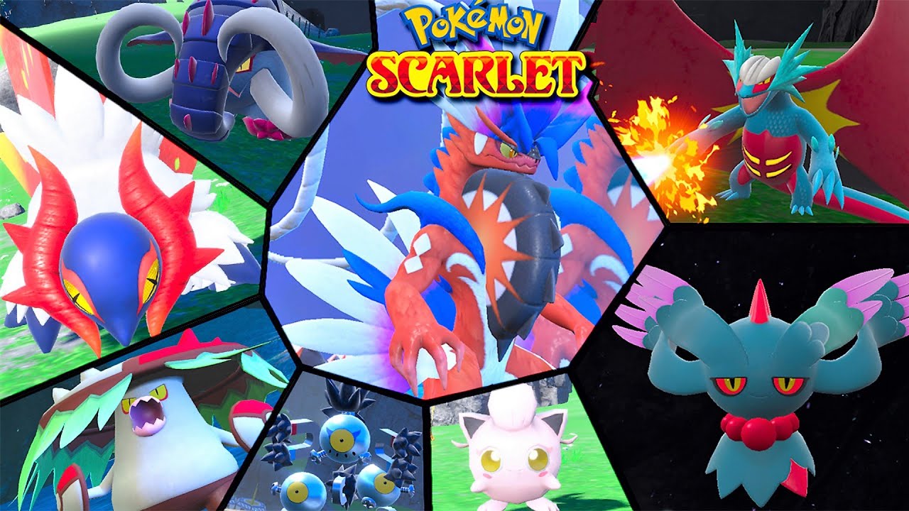 Todas Las Formas Paradox De Pokémon Escarlata Localización Youtube