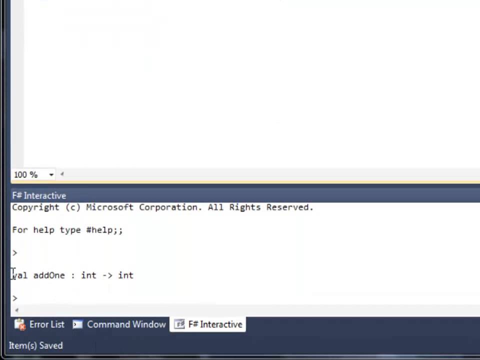 Getting Started In Fsharp Tutorial Youtube