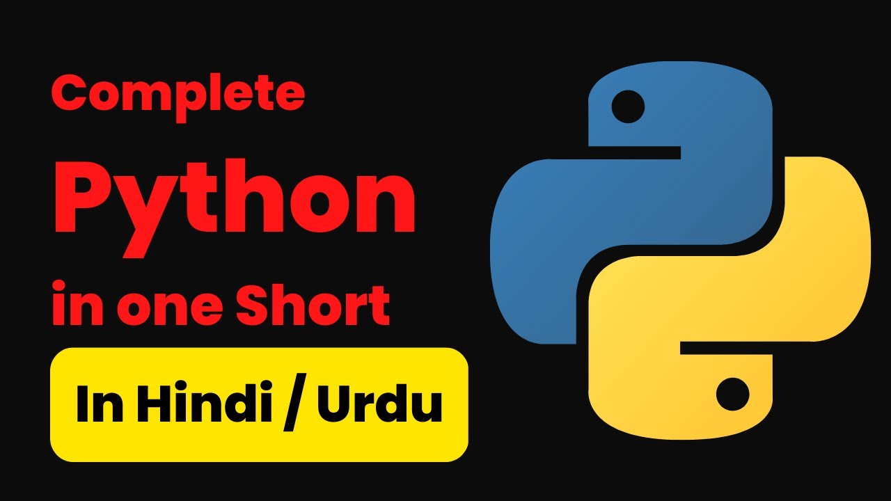 Complete Python In One Video Mianwalicodehouse Youtube