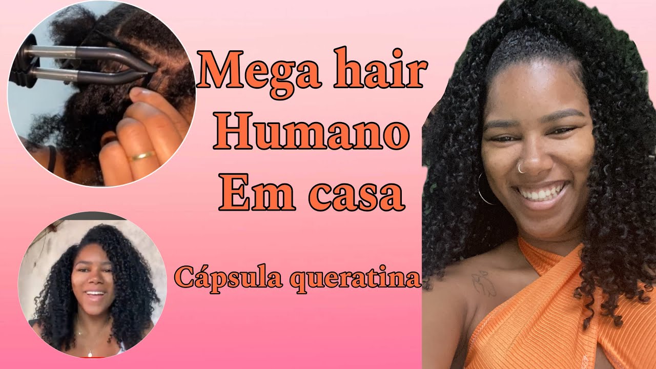 Primeira Vez Colocando Mega Hair Humano 馃ス Youtube