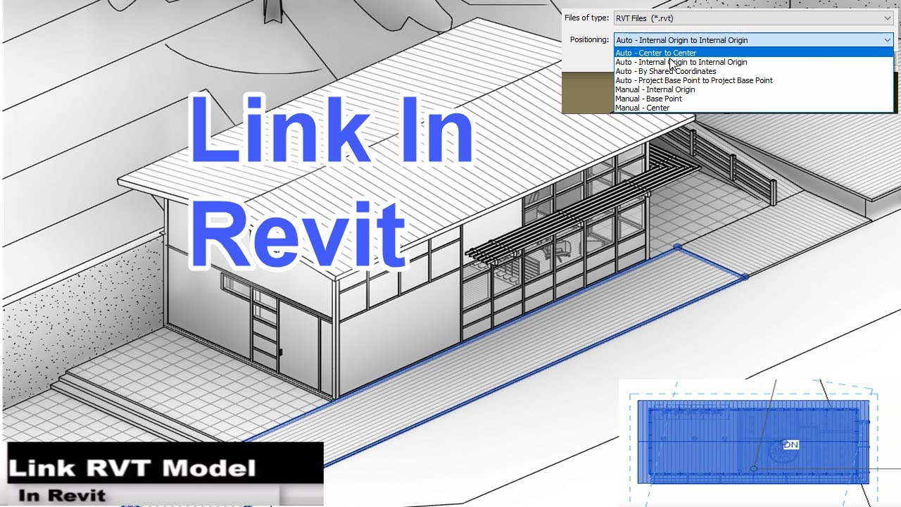 Link Revit Model Tutorial Youtube
