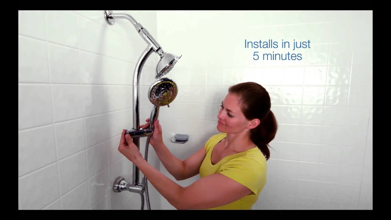 Install Your Simplyclean Slide Bar Combination Shower In Less Than 5