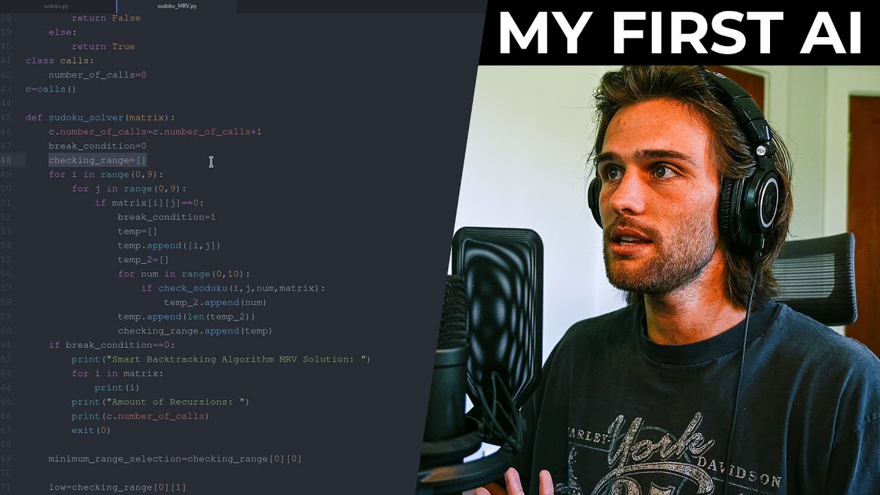 My First Artificial Intelligence Program I Ever Coded Youtube
