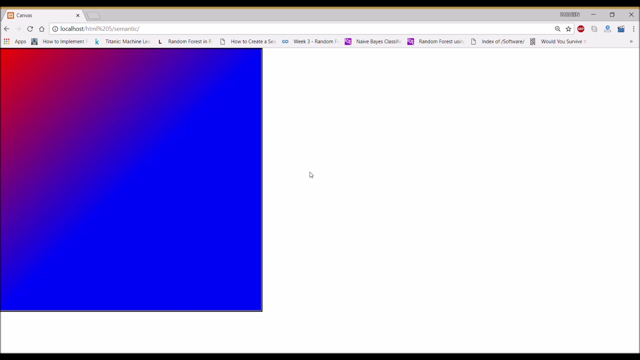 Create Gradient In Canvas Html5 Canvas Gradient Tutorial Linear And