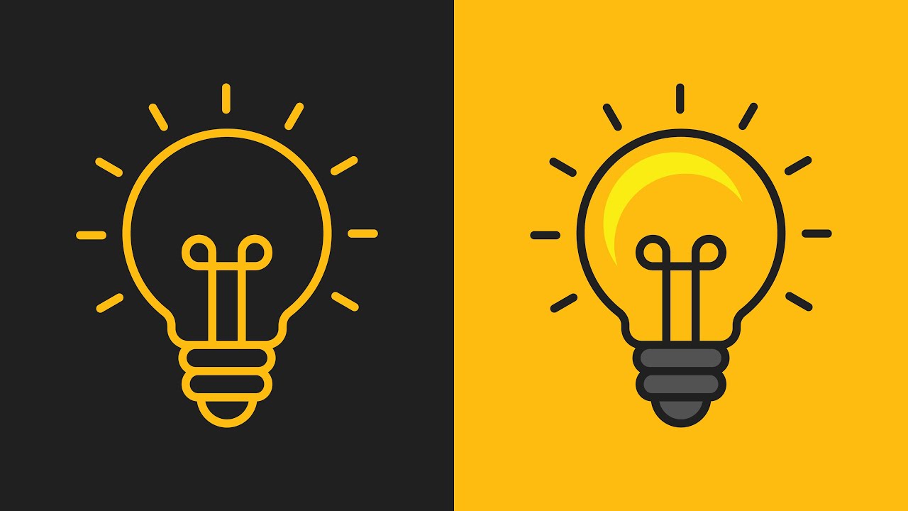 Adobe Illustrator 2024 Tutorials How To Create A Crafting Light Bulb