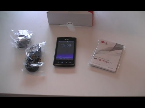 Lg Optimus M Unboxing Youtube