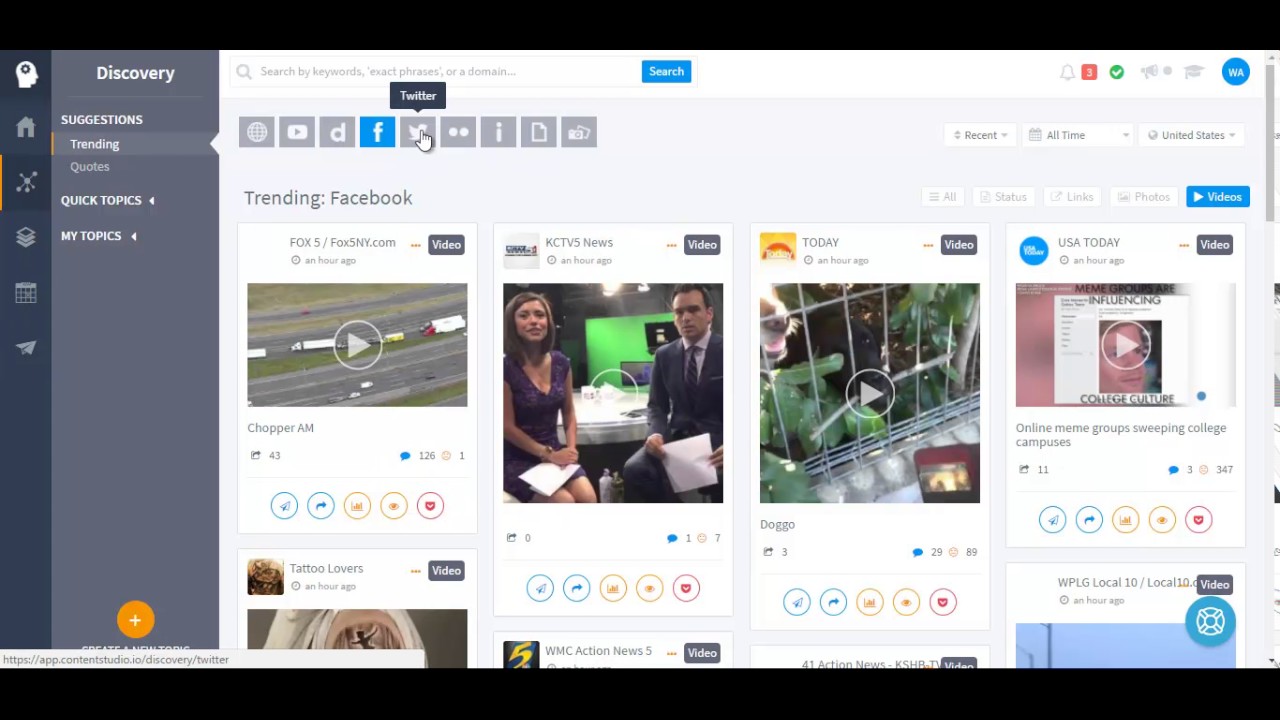 Demo Contentstudio Content Curation And Social Media Marketing Tool