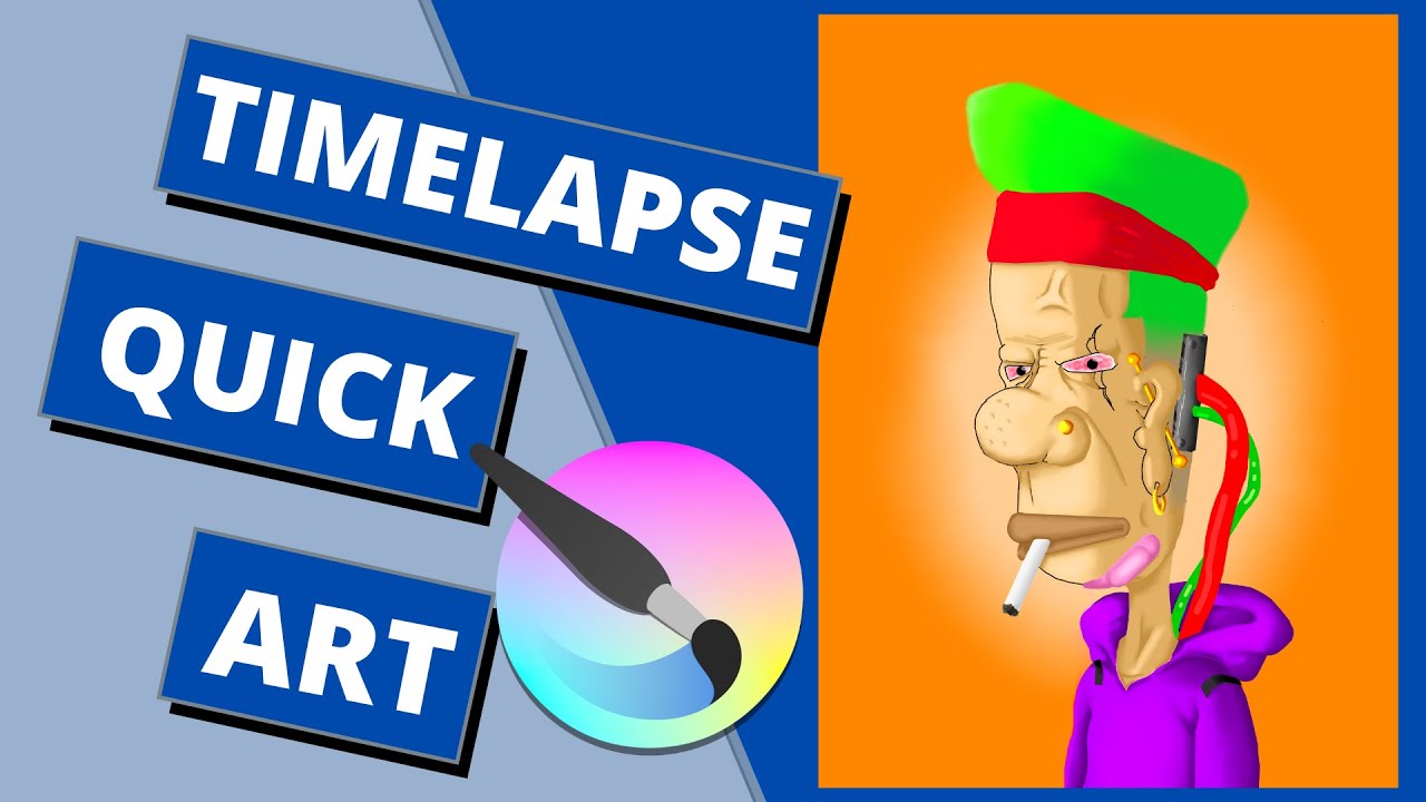 Krita Timelapse Character Design Youtube
