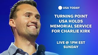 Audience Watches Turning Point Usa Memorial Service For Charlie Kirk