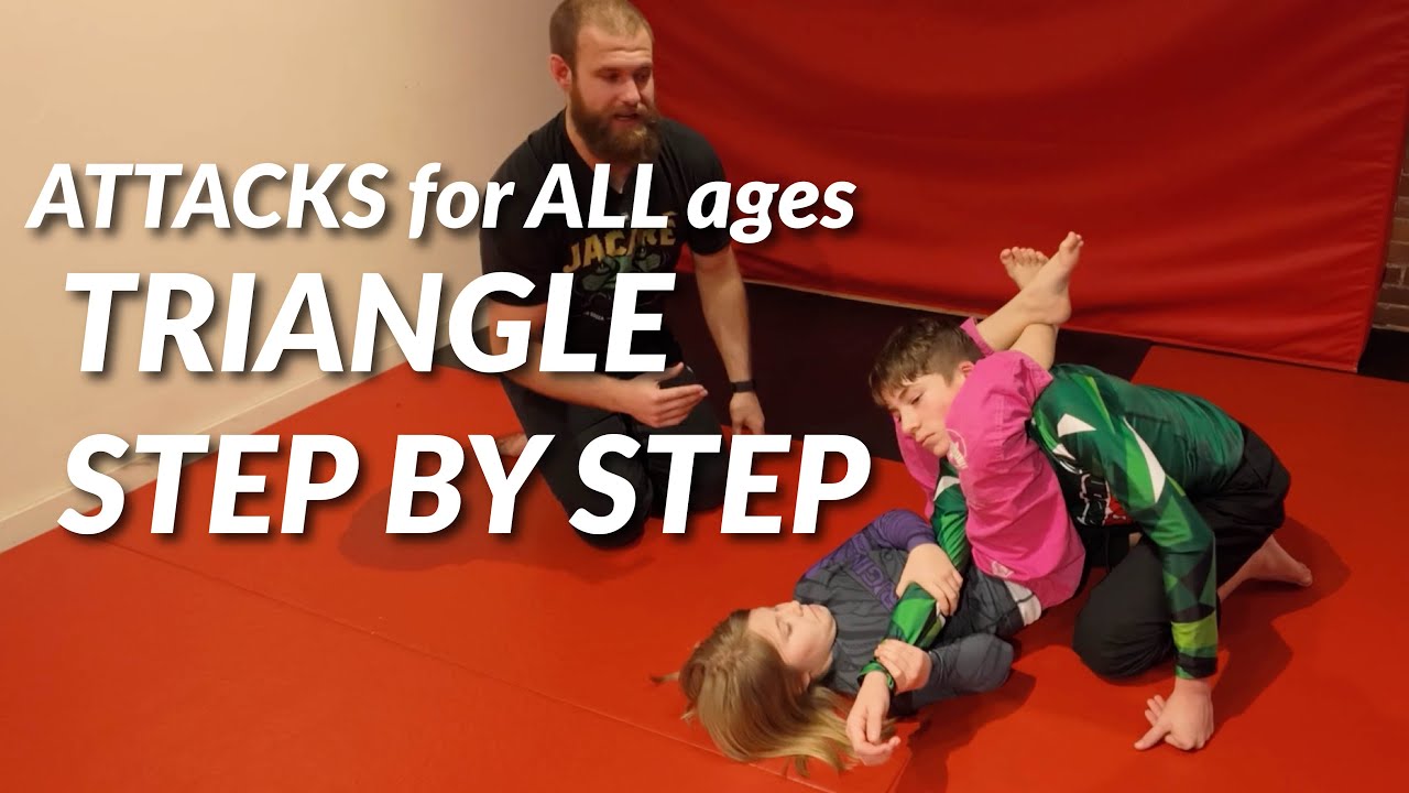 Kids Bjj Triangle Choke Step By Step Safe Simple Youtube