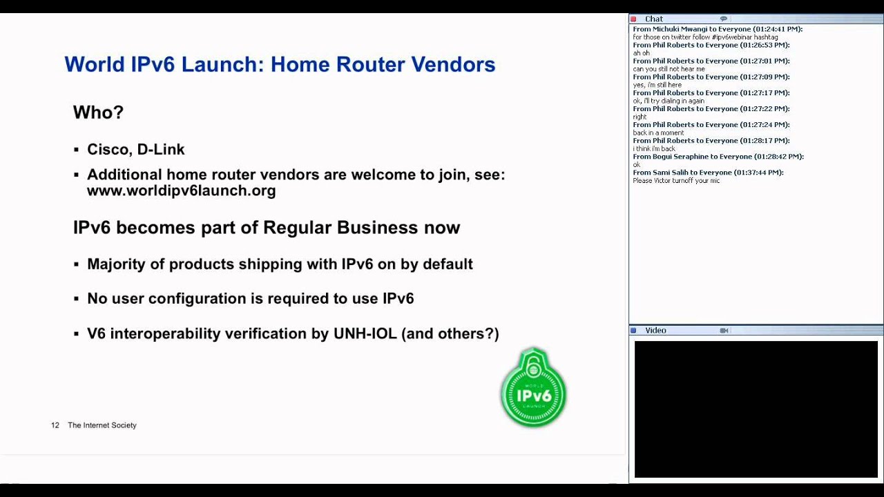 Ipv6 Webinar Youtube
