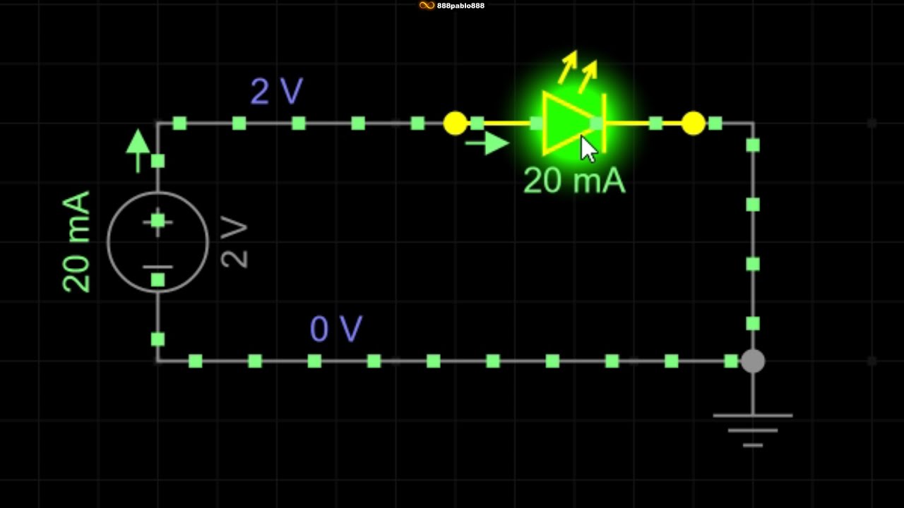 01 Led Everycircuit Primeros Y Segundos Pasos Youtube