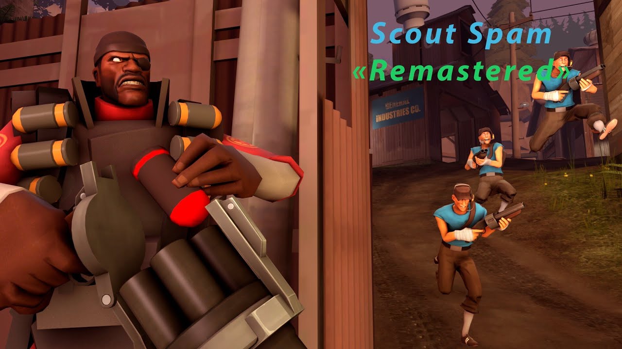 Sfm Scout Spam Remastered Youtube