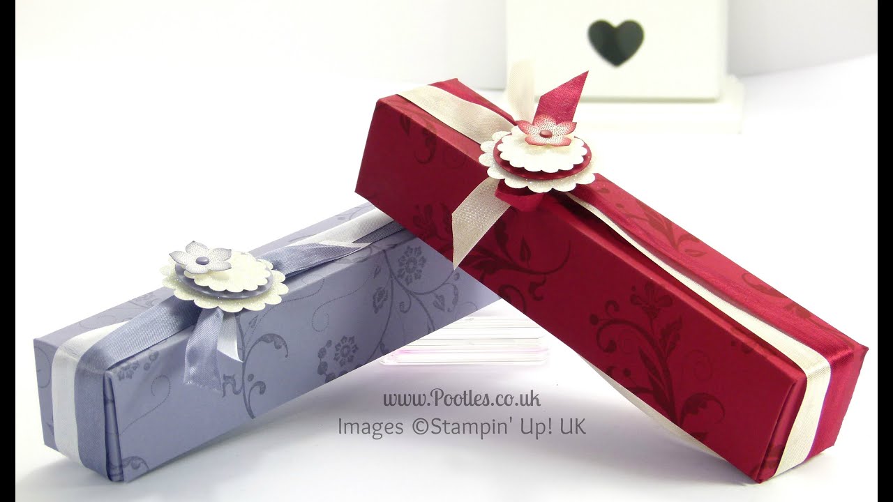 Long Slender Fold Flat Box Tutorial Youtube