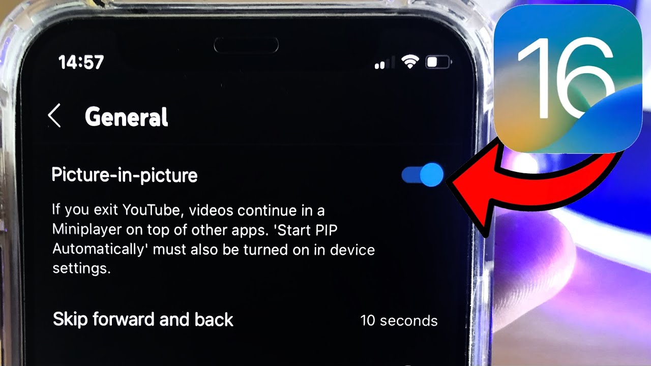 How To Use Picture In Picture On Youtube Iphone Ios 16 Youtube