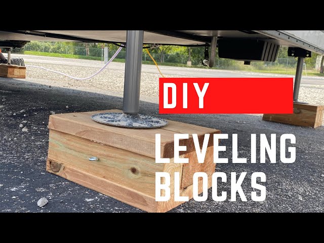 Home Made Motorhome Leveling