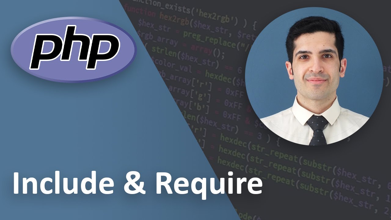 Include And Require In Php Php Tutorial Beginner To Advanced Youtube