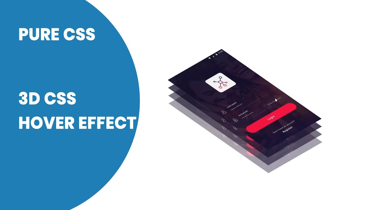 3d Image Hover Css Pure Css Hover Effect Css Image Hover Youtube