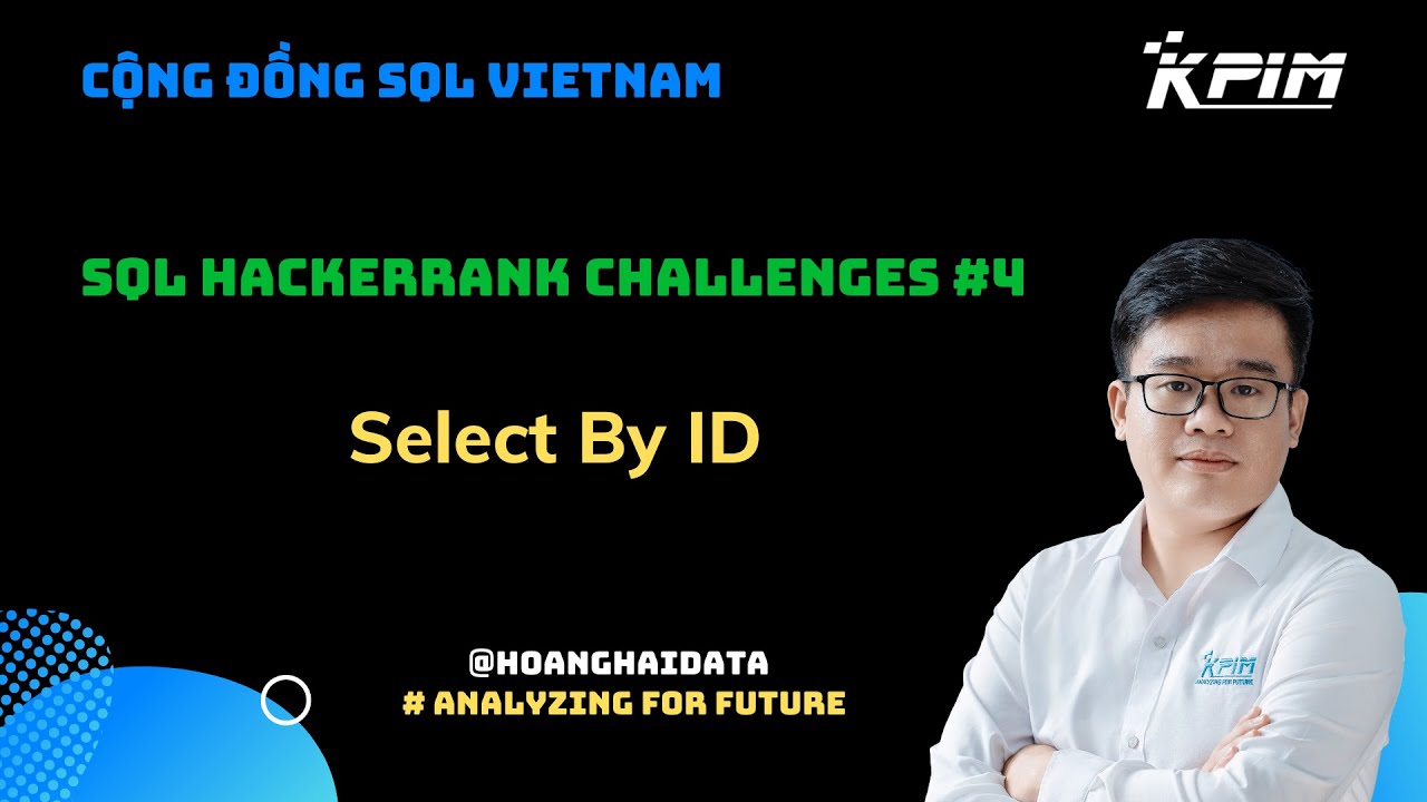 Sql Hackerrank Challenges 4 Select By Id Youtube