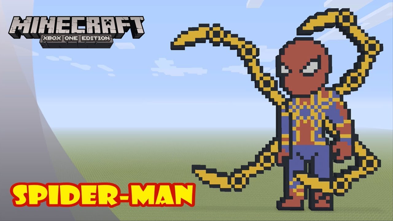 Minecraft Pixel Art Tutorial And Showcase Iron Spider Armor Spider
