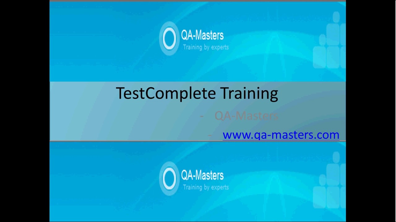 Testcomplete Training Youtube