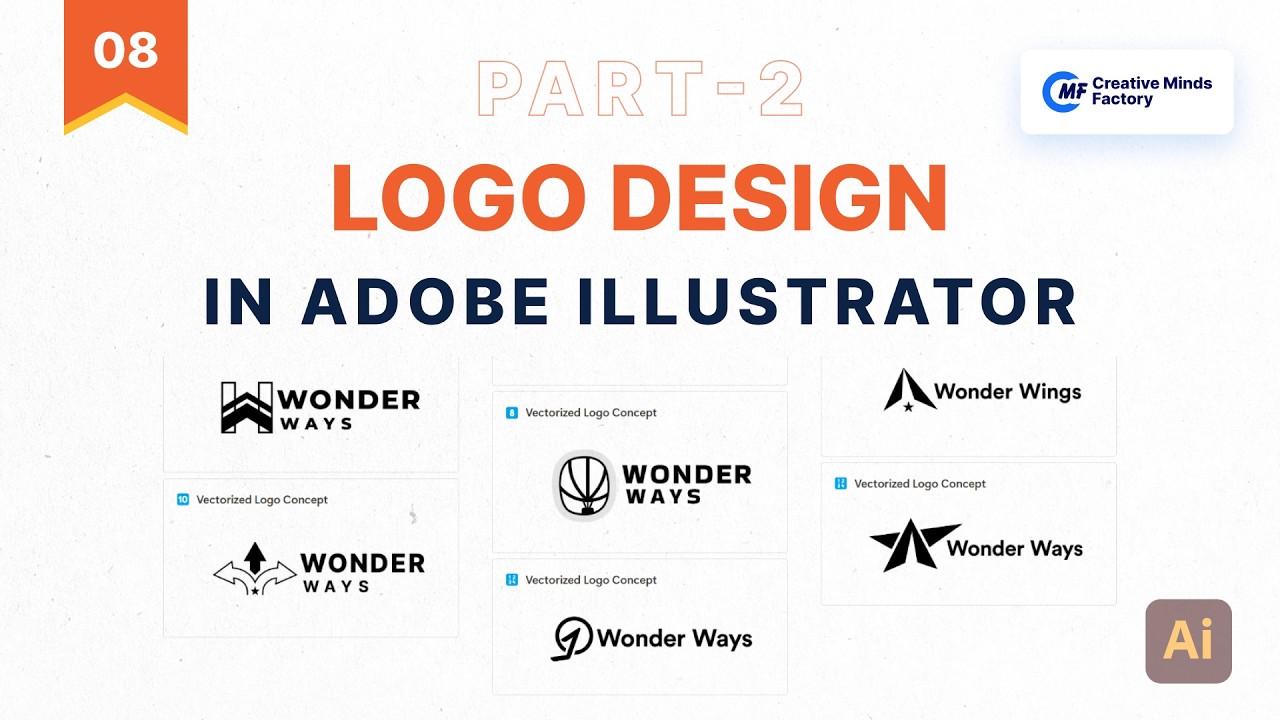 Branding Masterclass S3 Ep 8 Logo Design Part 2 In Adobe Illustrator