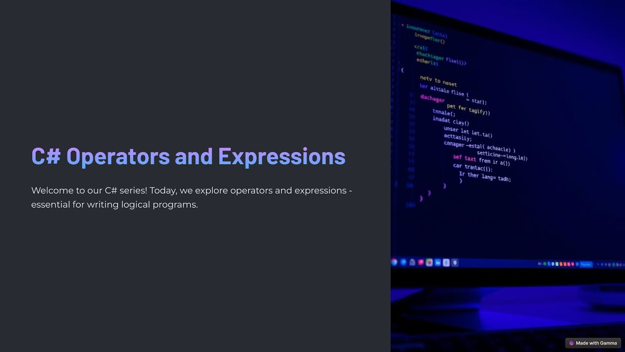 3 Operators In C Youtube