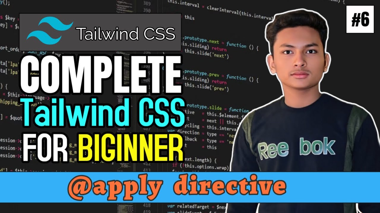 Apply Directives In Tailwind Css Last Lecture Youtube